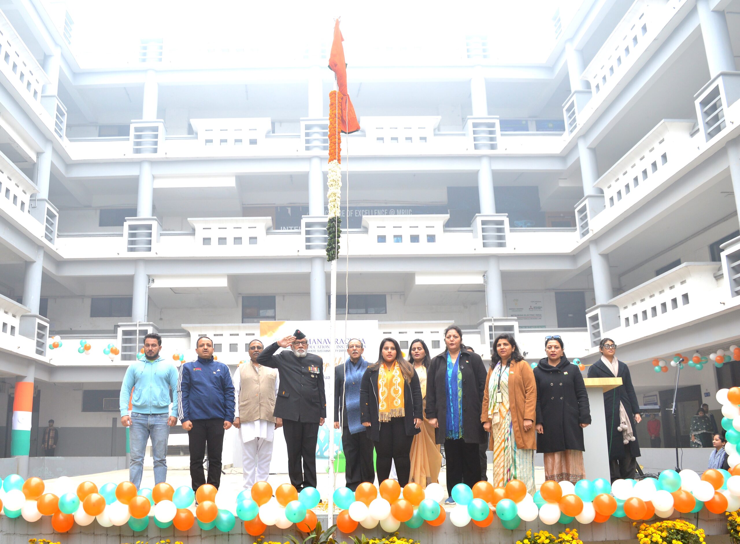 Manav Rachna Celebrates 75th Republic Day With Great Pride & Honor