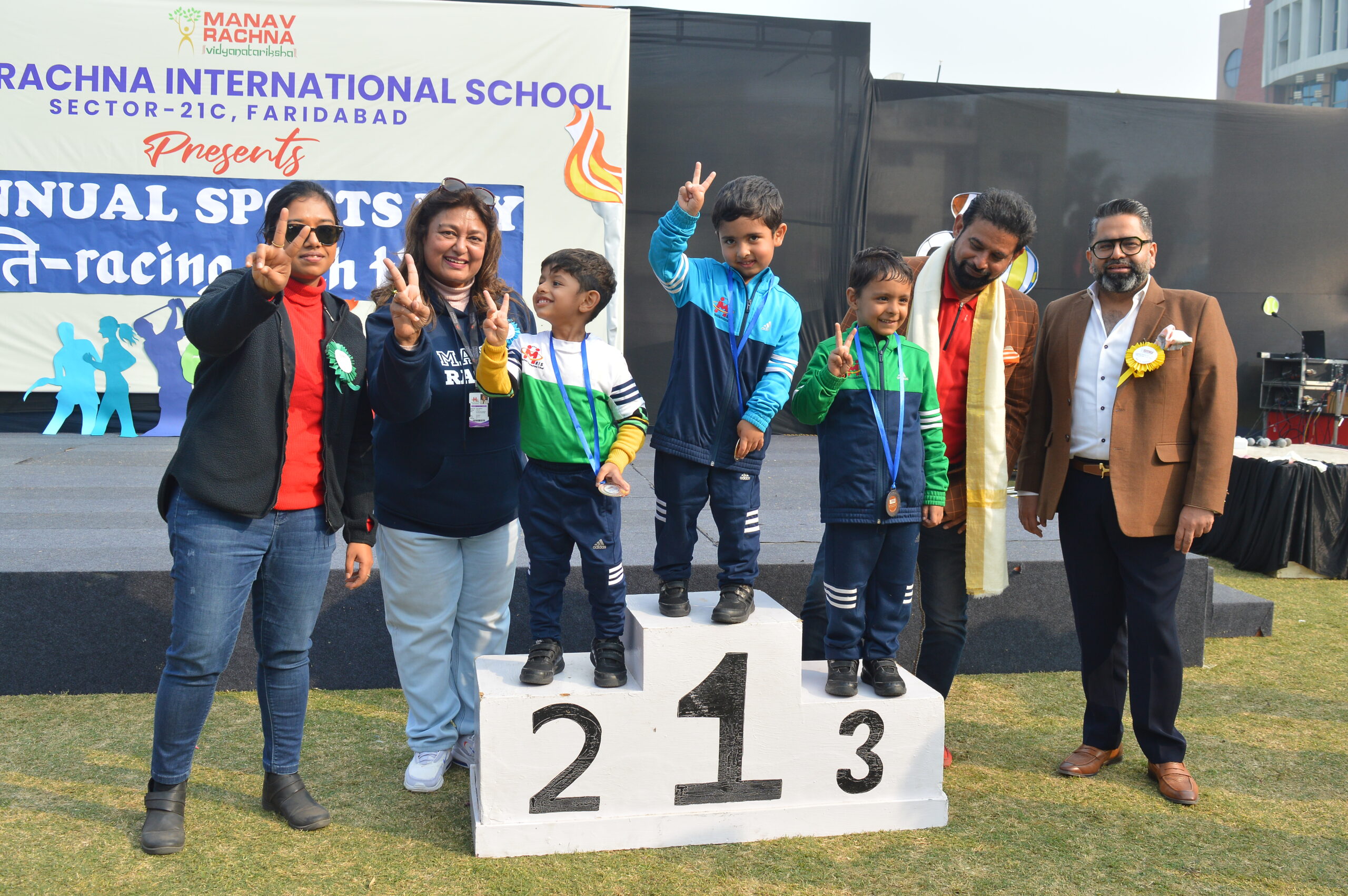 Chetan Sharma graces Annual Sports Day for Manav Rachna International ...