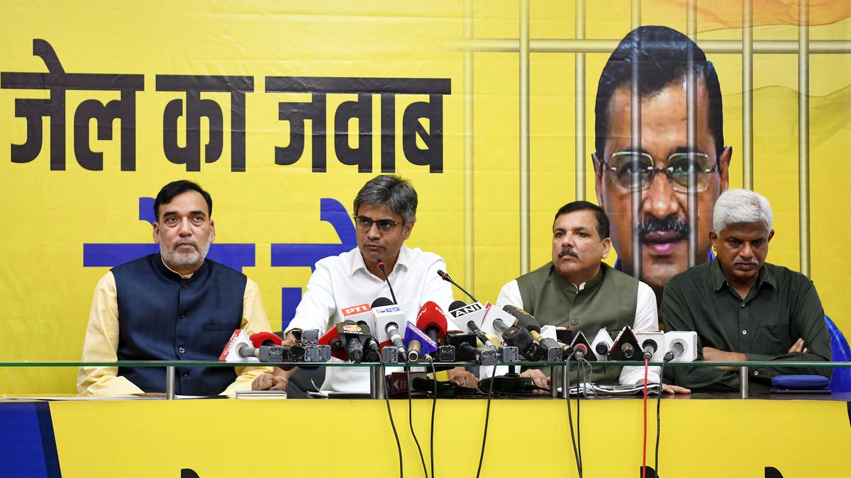 AAP launches ‘Jail ka Jawaab Vote se’ campaign to seek support for ...
