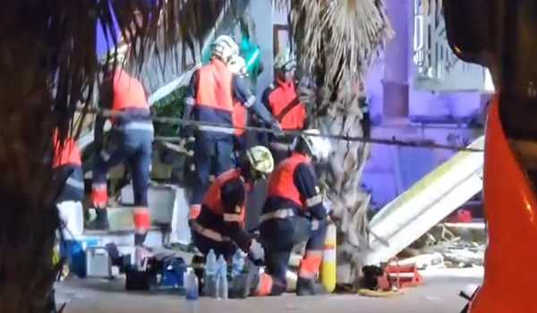 4 dead in building collapse on Spain's Mallorca island