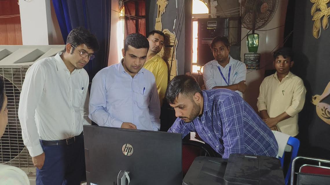 District Election Officer Vikram Singh inspects polling stations ahead ...